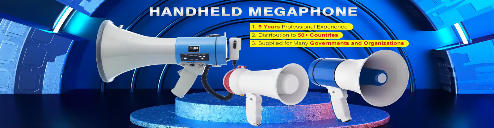 Quality Handheld Electric Megaphones & Audio Video Accessory factory ...